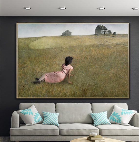 Andrew Wyeth Christinas World 1948 Modern Wall Art Mid Etsy