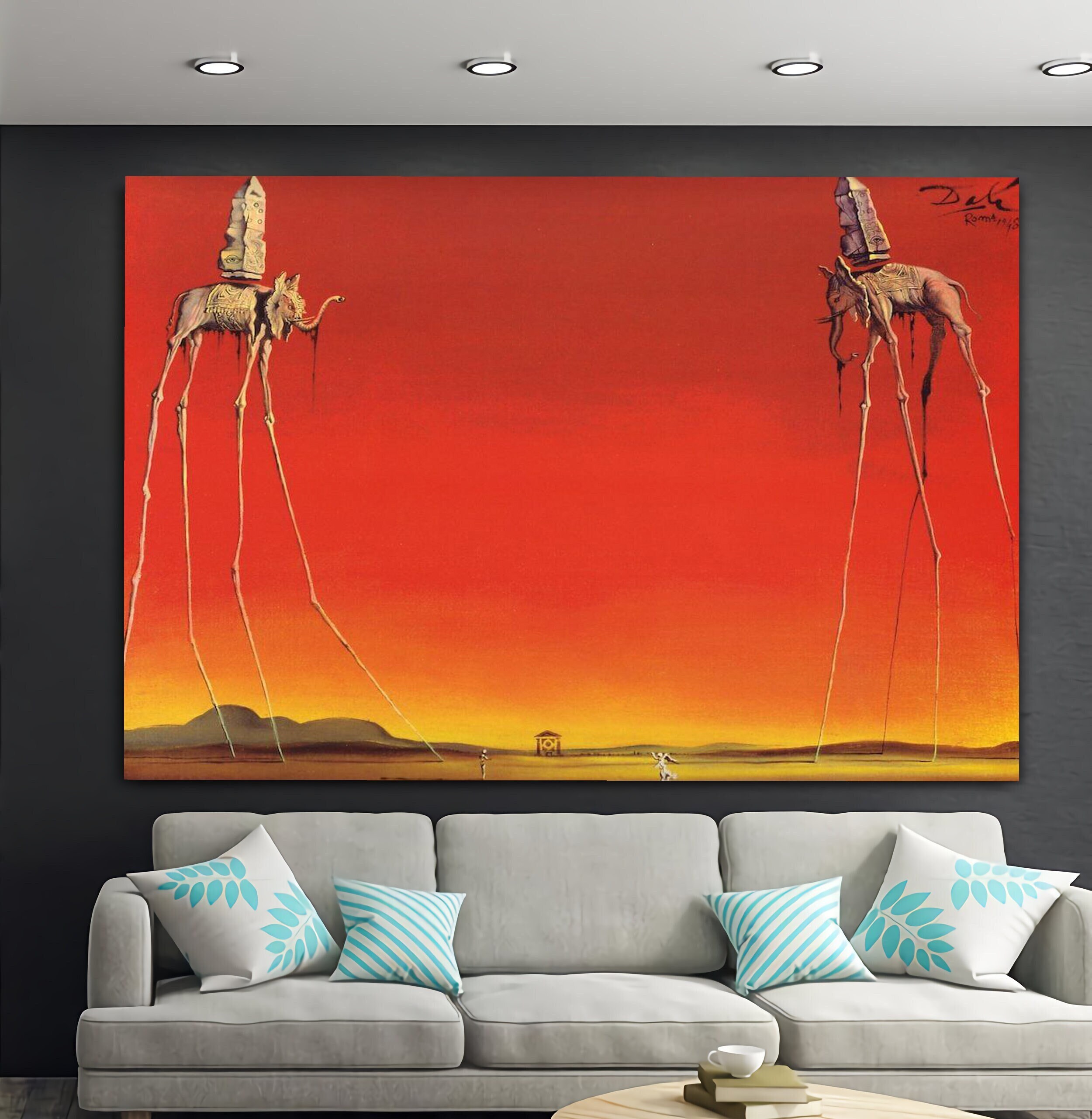 The Elephants Salvador Dali 1961