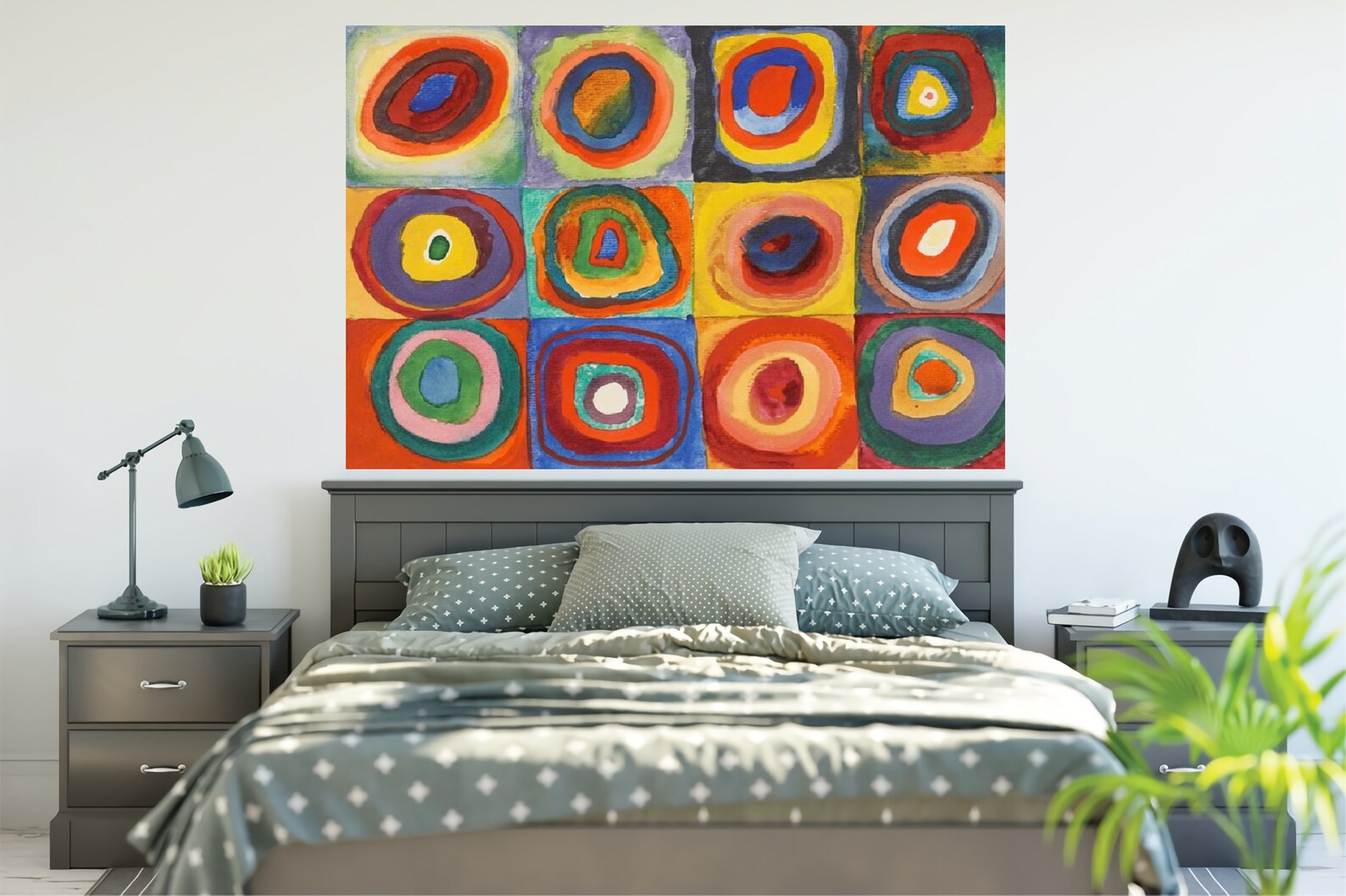 Kandinsky Posterkandinsky Color Study Canvas Wall Artsquares - Etsy
