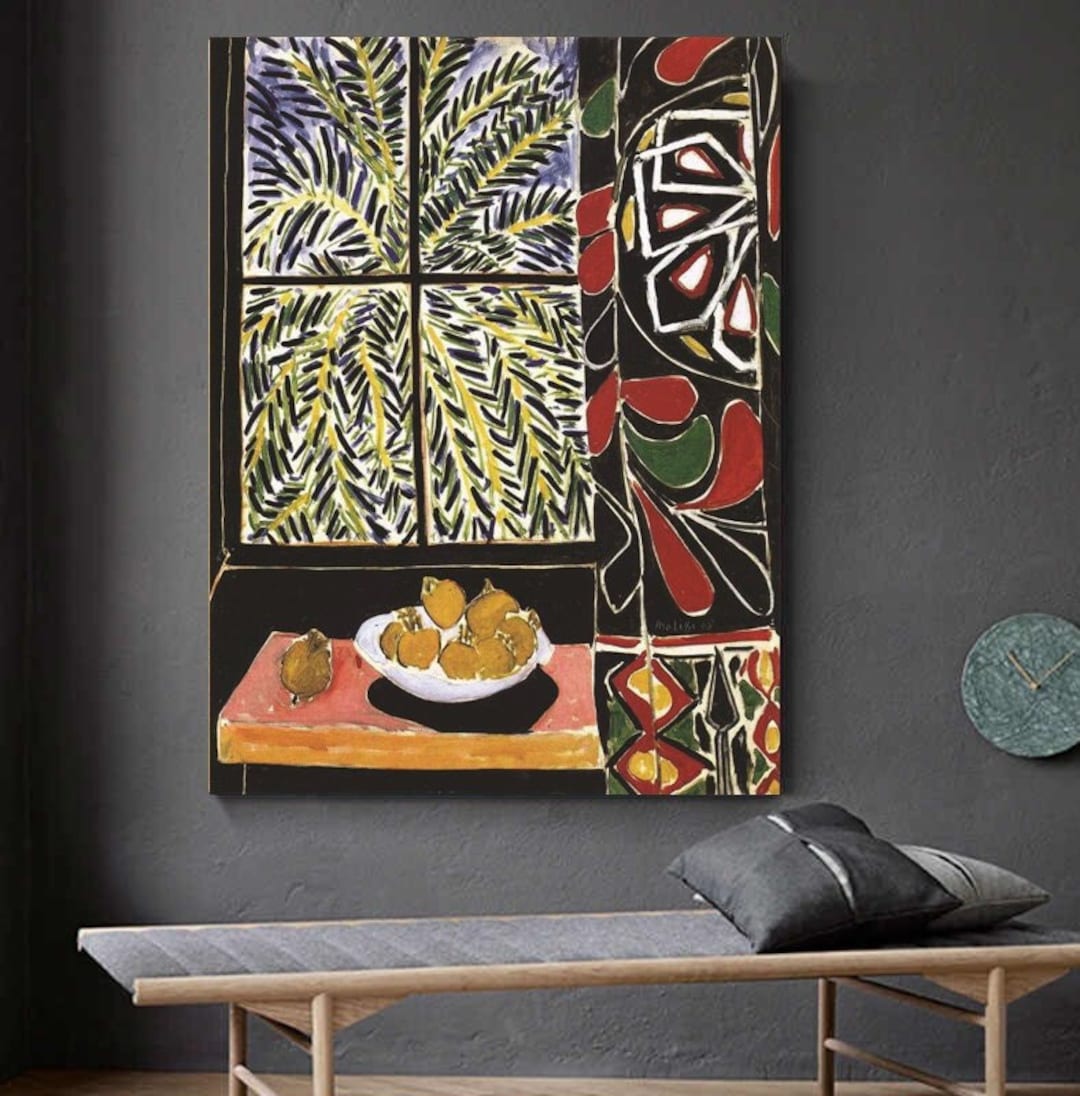 Henri Matisse Interior With Egyptian Curtain 1948 Henri - Etsy