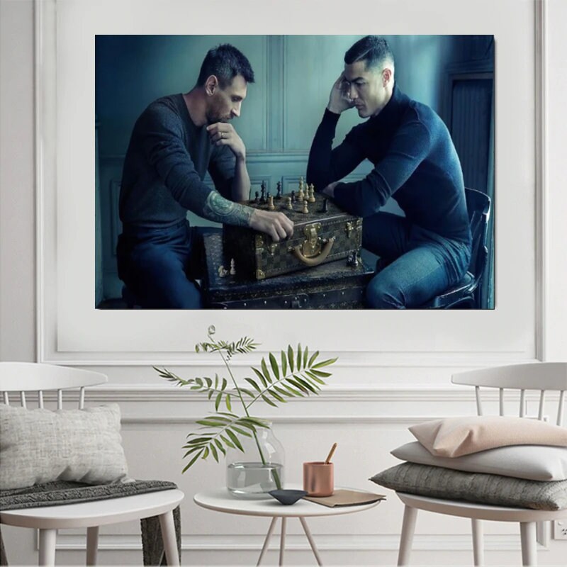 Louis Vuitton Collab Lionel Messi X Cristiano Ronaldo Poster Kaiteez ... Louis Vuitton Collab Lionel Messi X Cristiano Ronaldo Poster Kaiteez ...