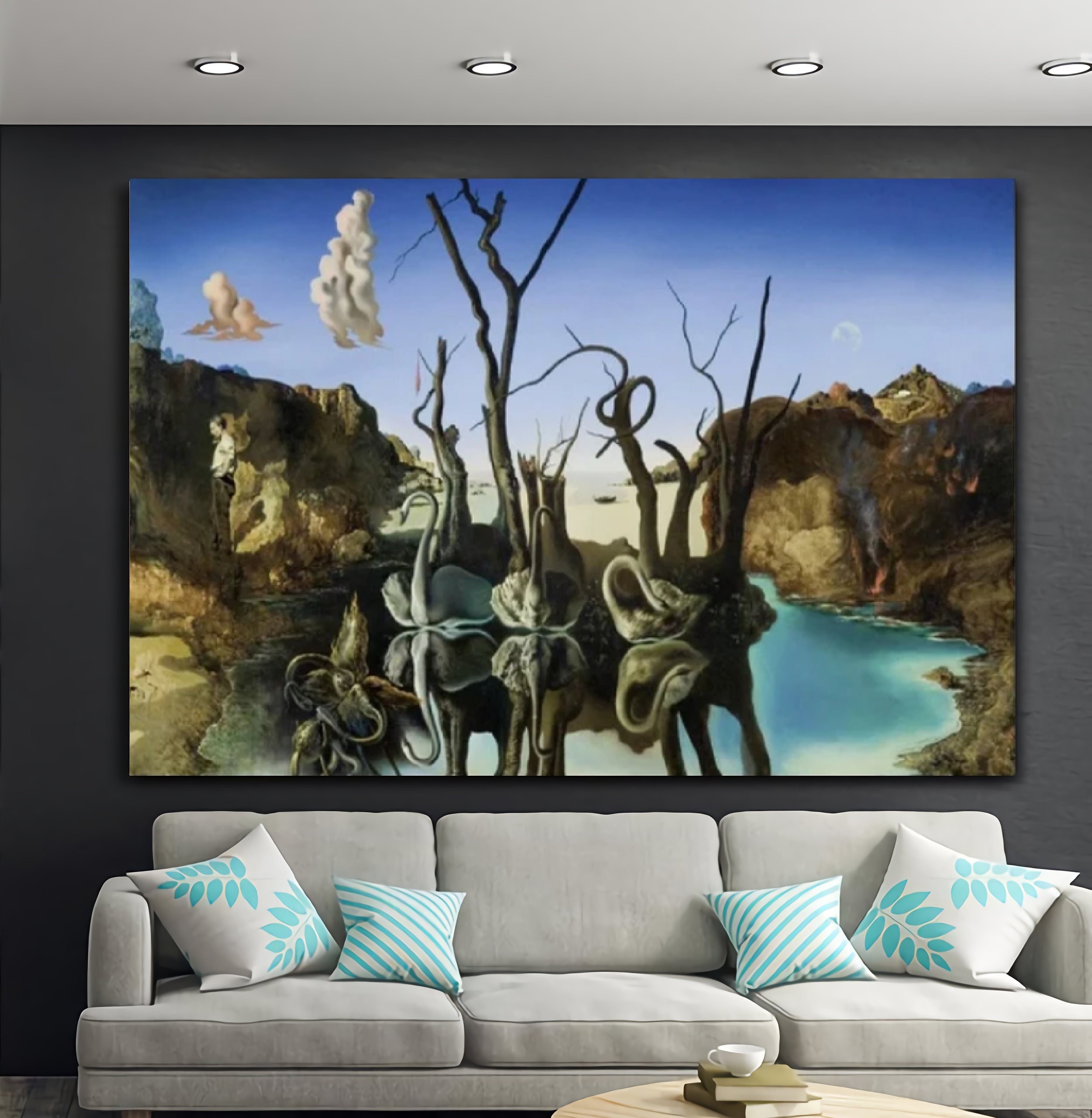 Dali Elephants Wallpaper