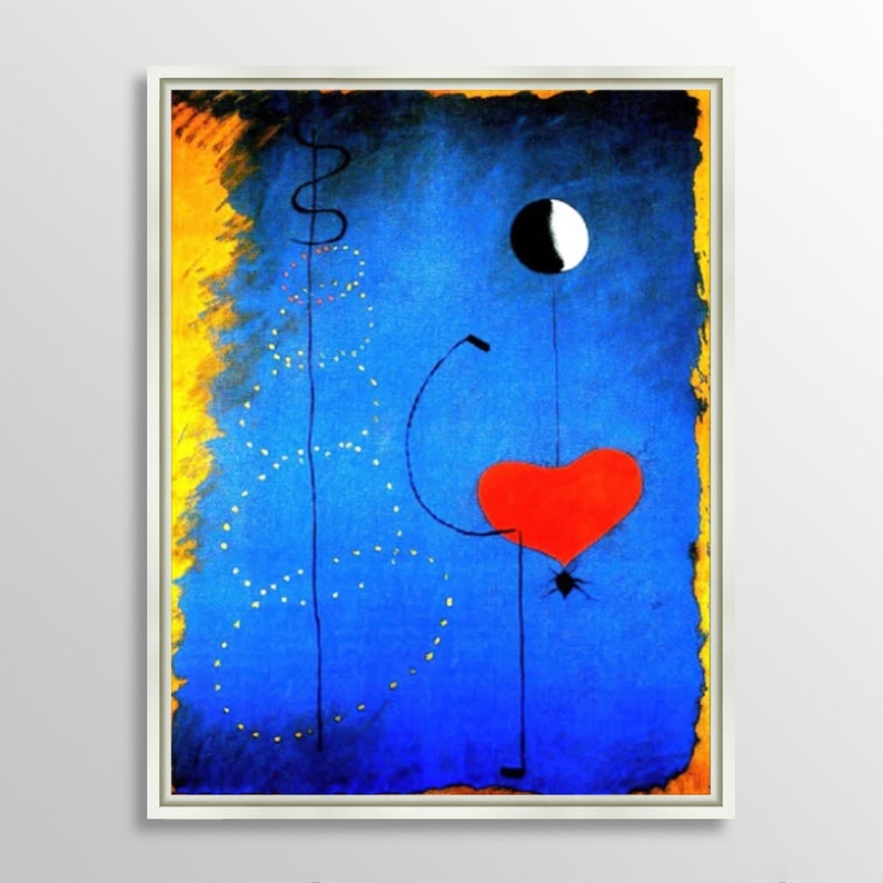 Joan Miro Dancer 1925 Dancer CANVAS Exhibition Poster - Etsy