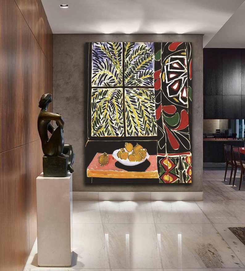 Henri Matisse Interior With Egyptian Curtain 1948 Henri - Etsy