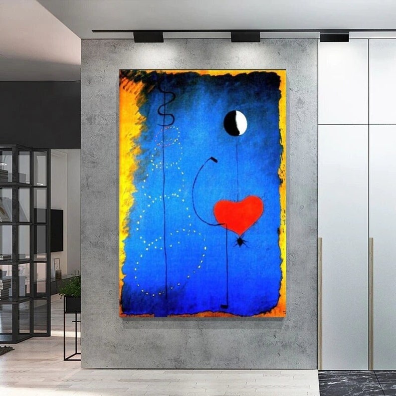 Joan Miro Dancer 1925 Dancer CANVAS Exhibition Poster - Etsy