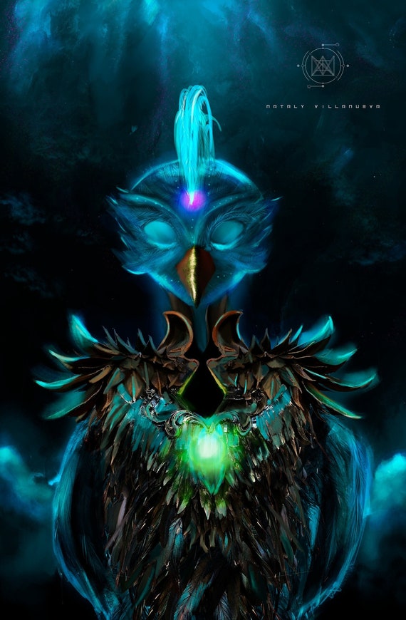 The Blue Avian angelic & Galactic Beings With Light Codes - Etsy