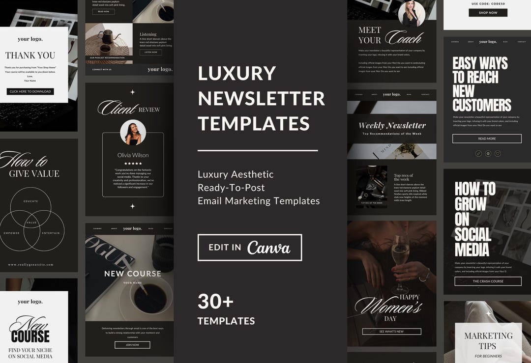 30+ Editable Email Templates, Email Automations, Mailchimp Email ...