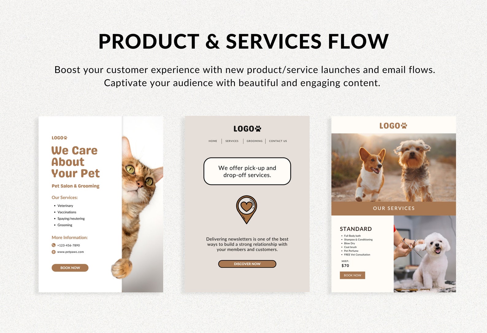 30 Pet Email Template, Dog Cat Pet Lover Vet Template, Pet Shop Email ...