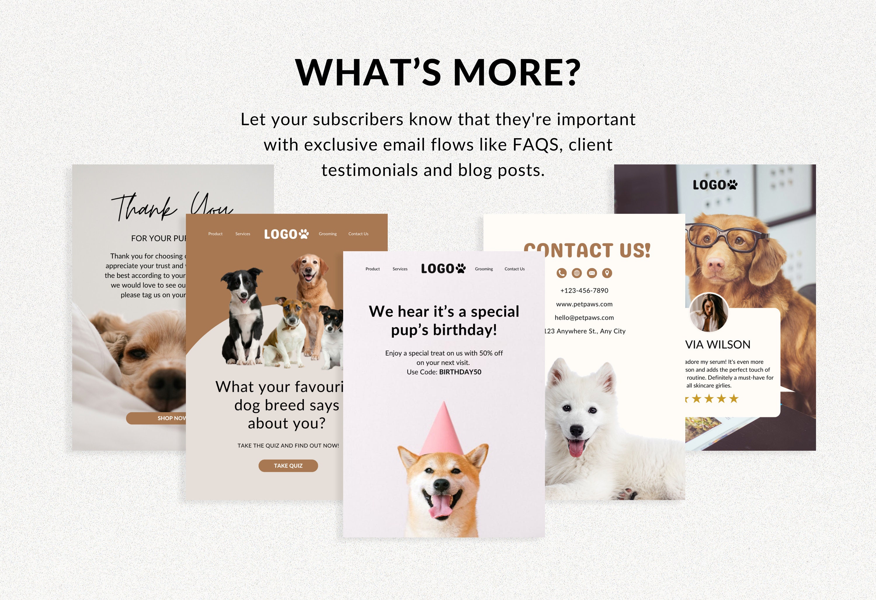 30 Pet Email Template, Dog Cat Pet Lover Vet Template, Pet Shop Email ...