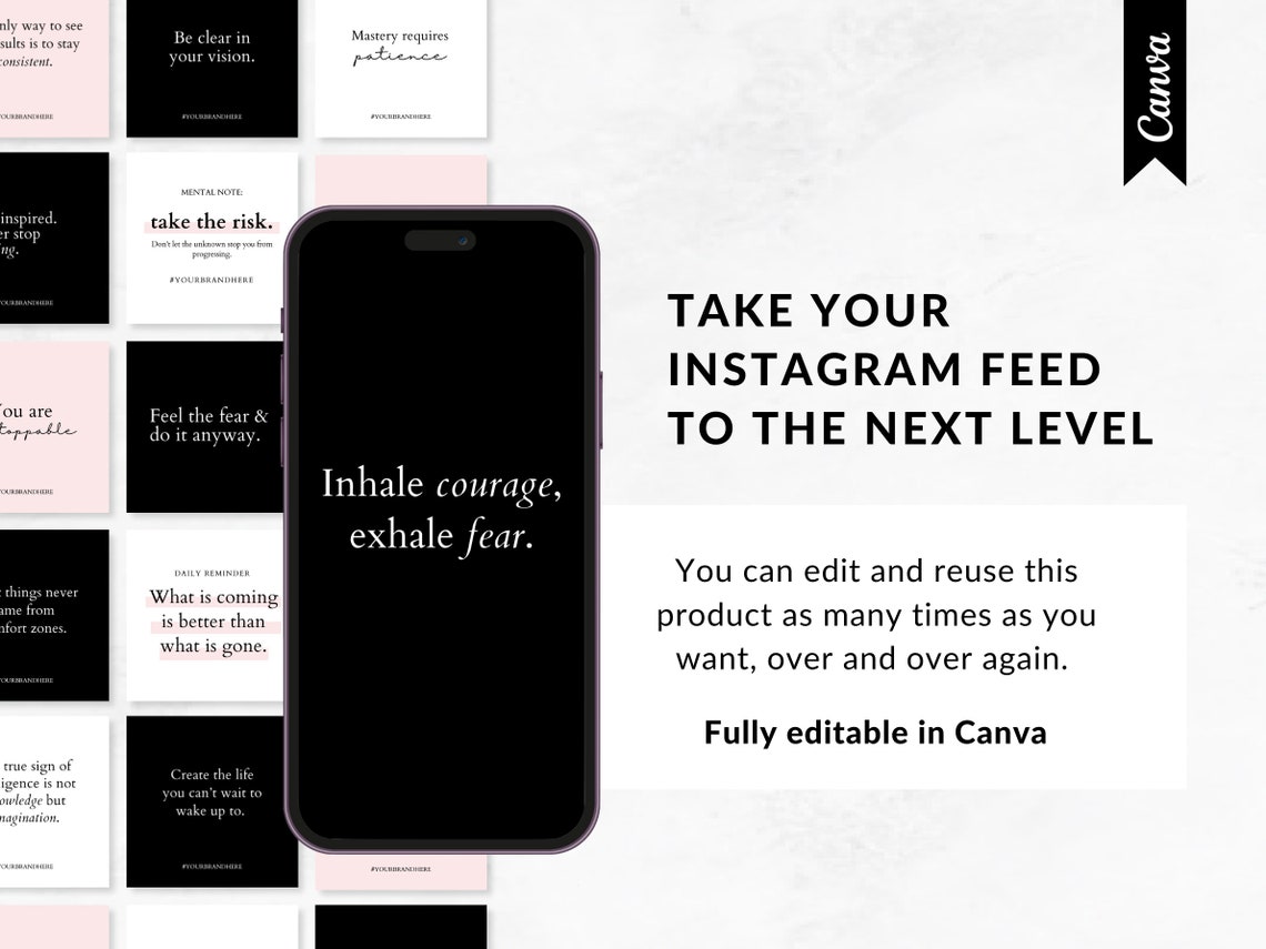 200 Instagram Quote Template Canva, Social Media Quotes, Instagram ...