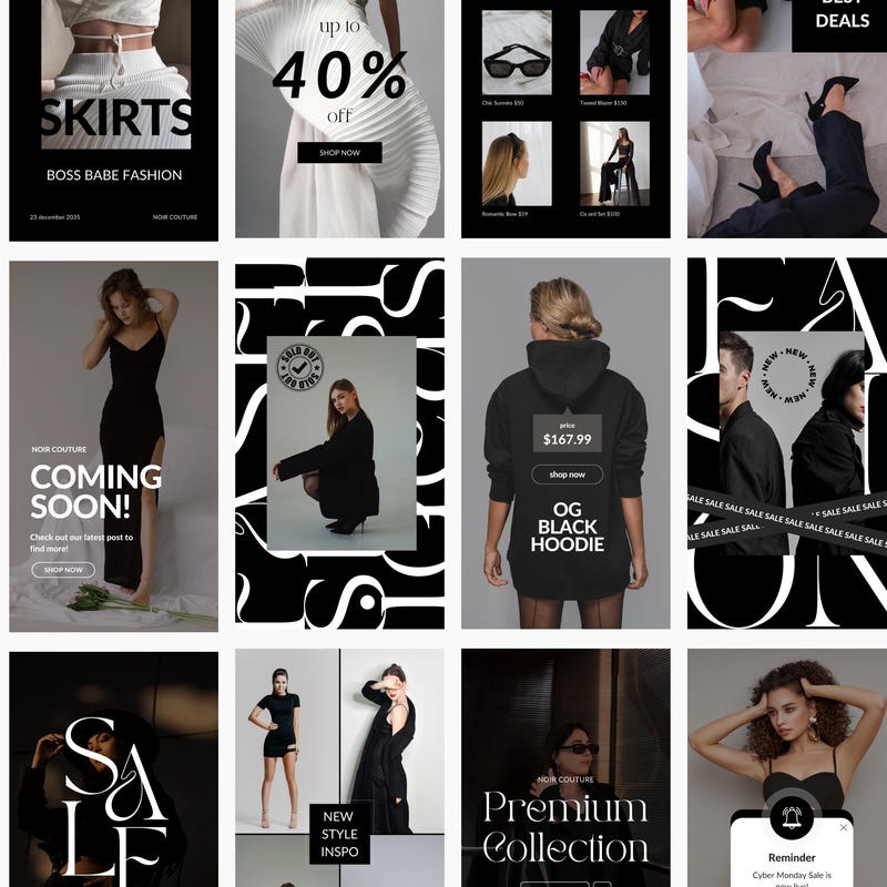 Instagram Magazine Template - Etsy