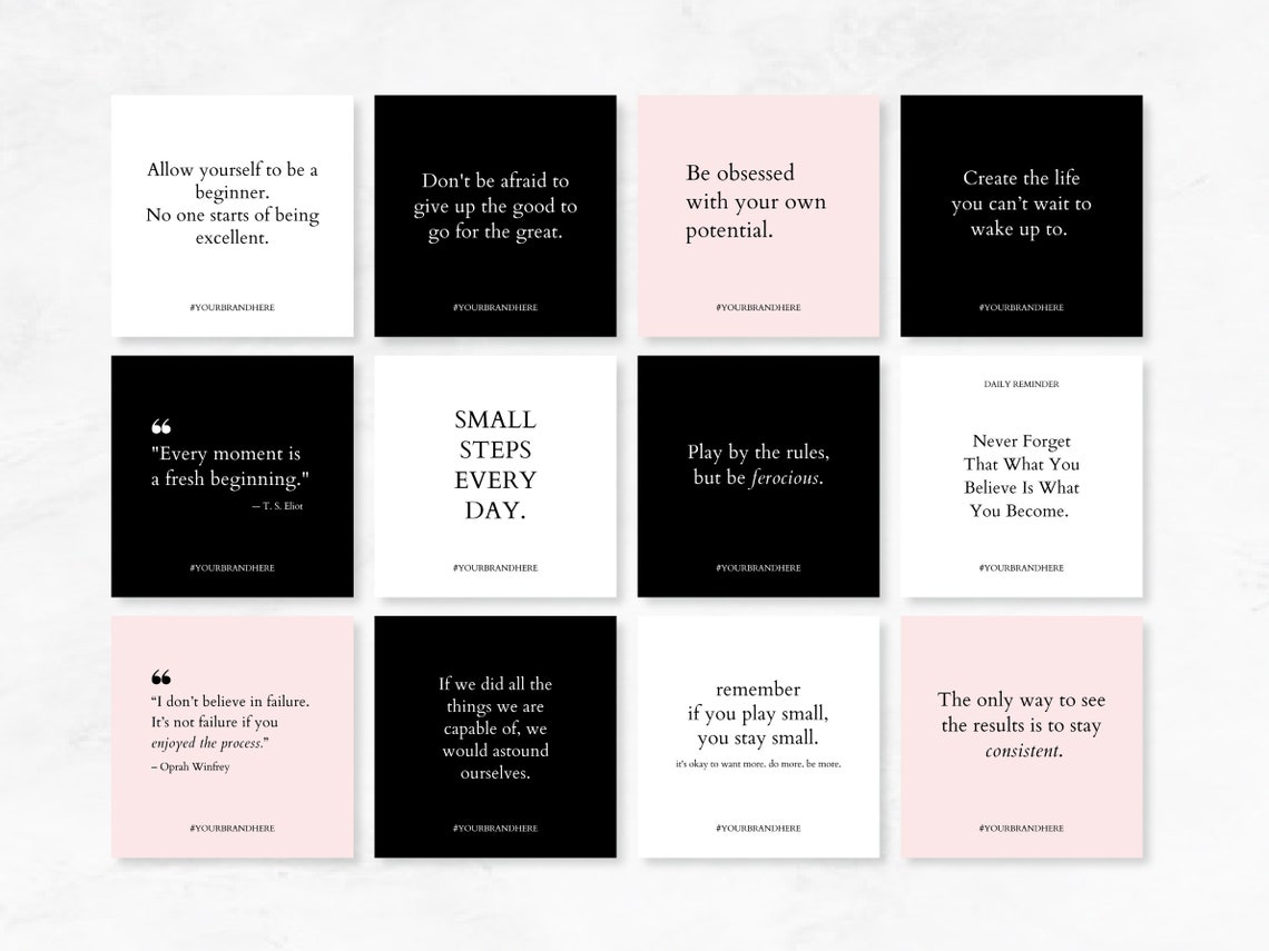 200 Instagram Quote Template Canva, Social Media Quotes, Instagram ...