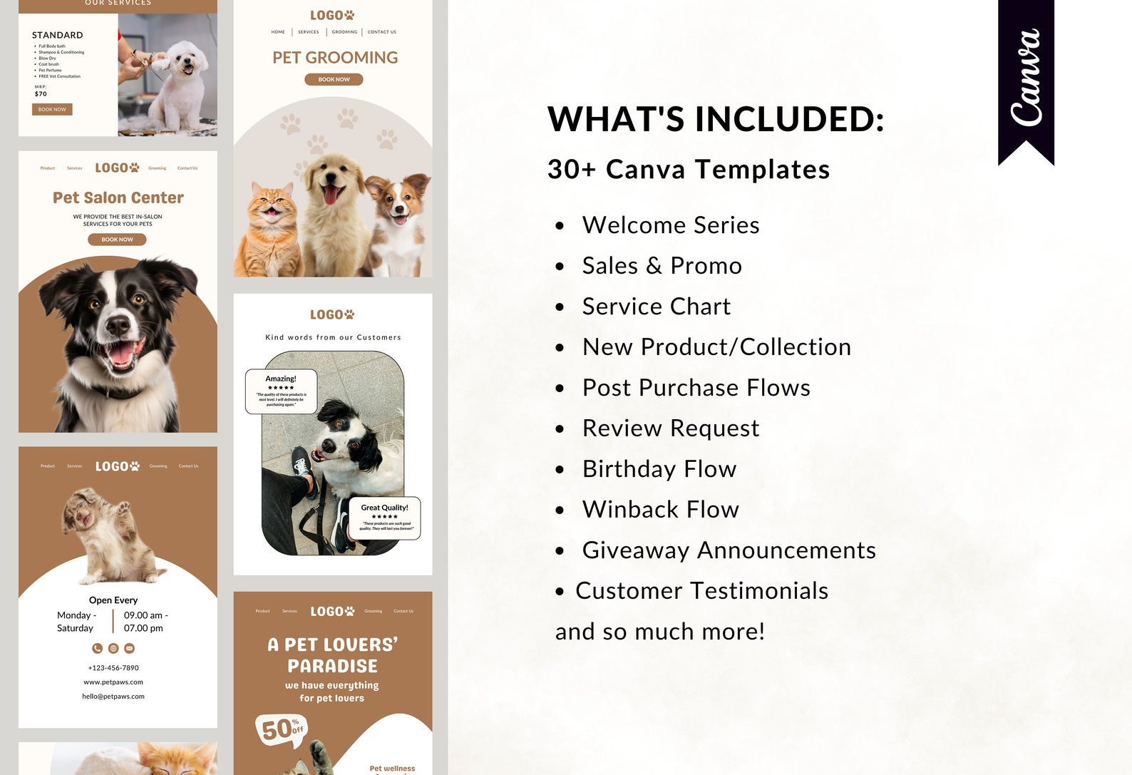30 Pet Email Template, Dog Cat Pet Lover Vet Template, Pet Shop Email ...
