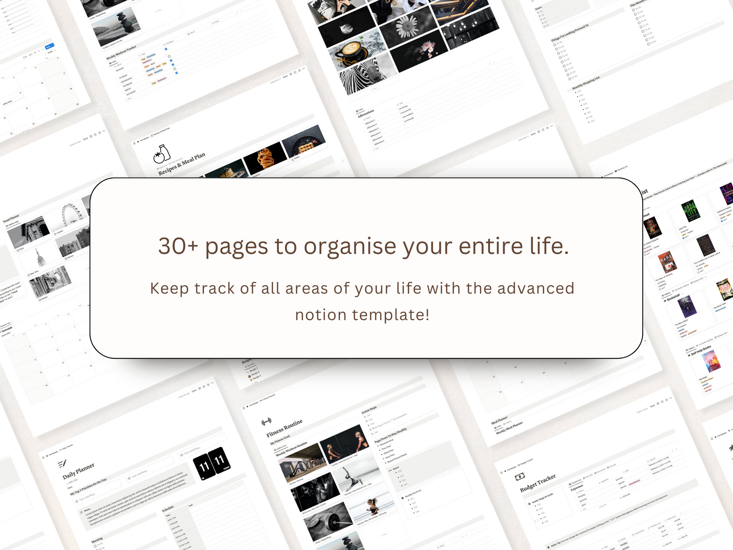 2025 Planner for Notion, All in One Notion Organizer, Notion Planner ...