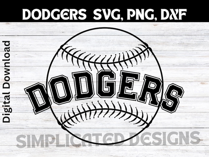 Dodgers Baseball PNG, Dodgers Svg, Dodgers PNG, Dodgers Baseball Svg ...