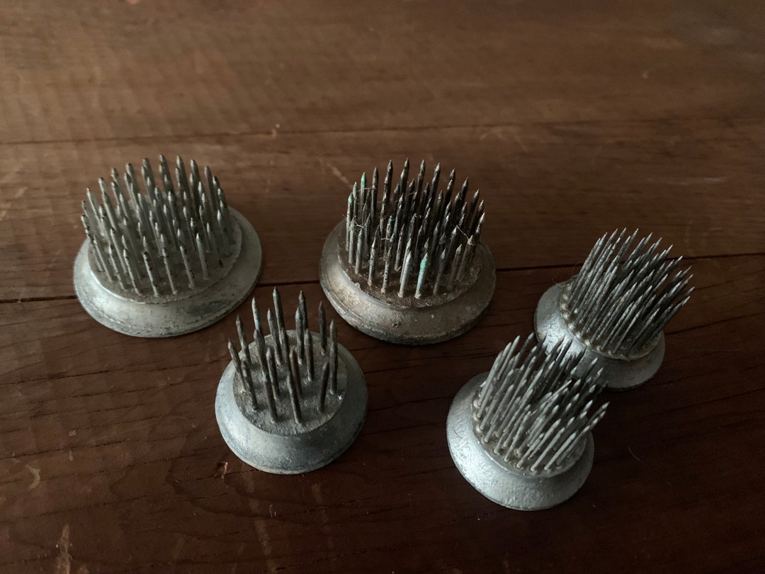 Vintage Small Metal Flower Frog - Etsy