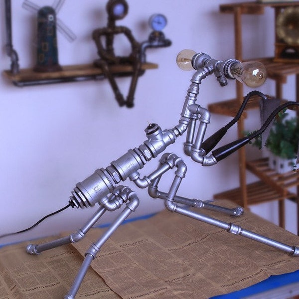 Gas Pipe Lamp - Etsy