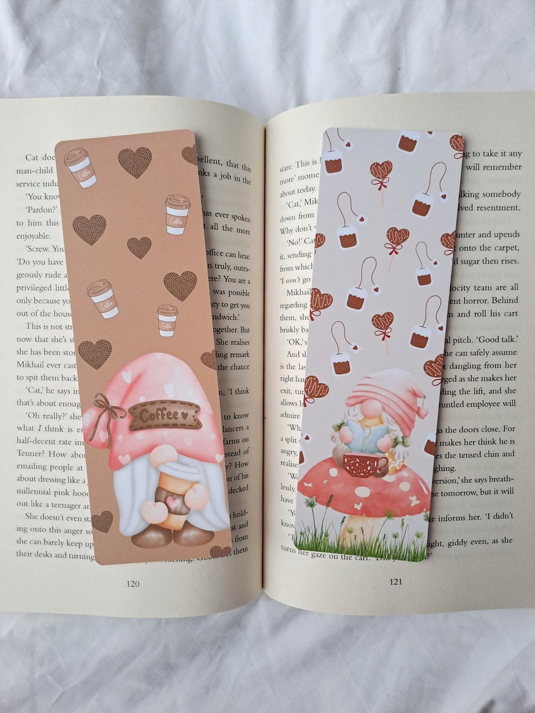 Cute Gnome Tea and Coffee Bookmarks - Gonk Bookmarks | Reading ...