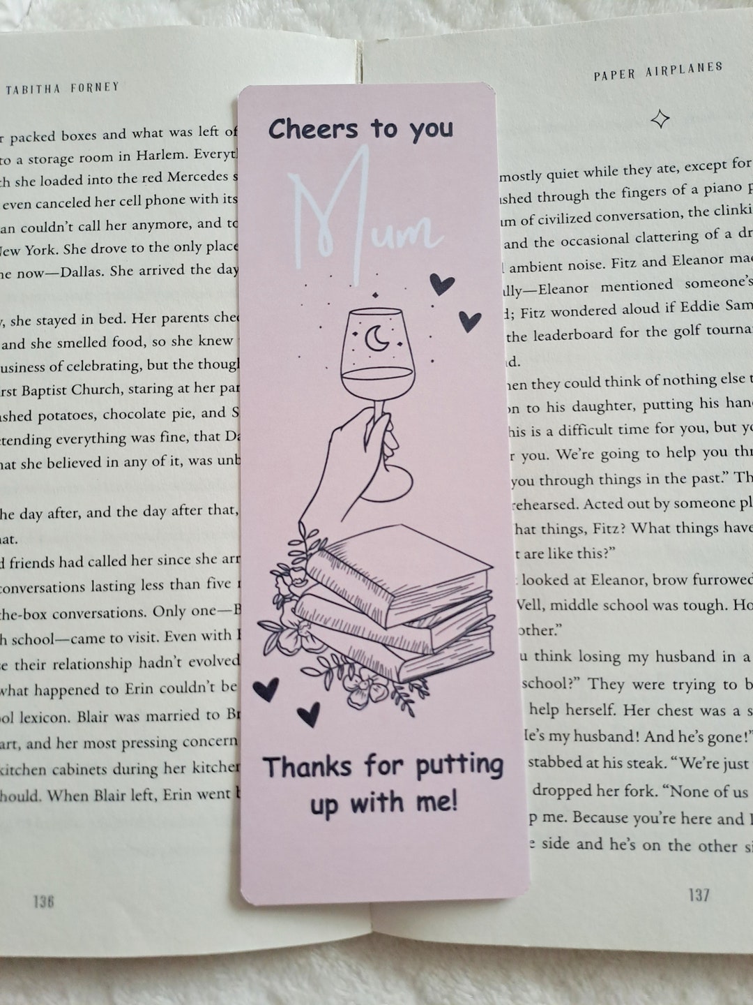 Funny Mum Bookmark for Mothers Day Gift for Mum Reading Accessories for ...