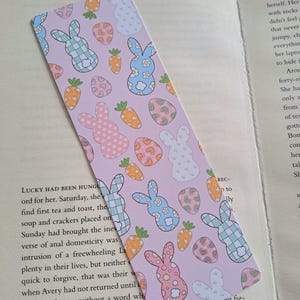 Easter Bunnies Pastel Bookmark - Reading Accessories for Booklovers ...