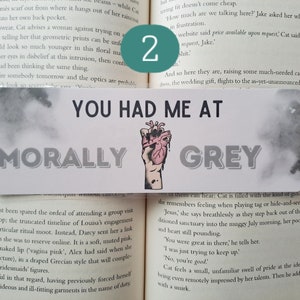 Dark Romance Morally Grey Bookmarks ~ Booktok | Gift for Book Lovers ...