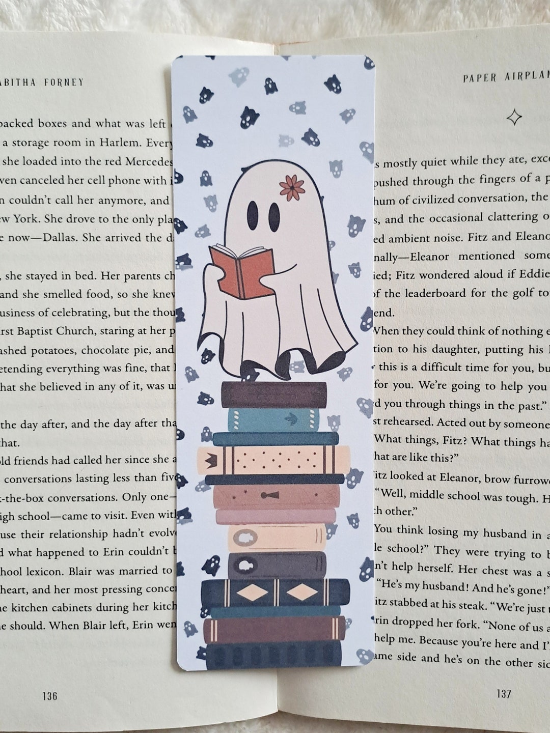 Thriller Ghost Bookmark - Cute Ghosty | Bookstack | Reading Accessories ...