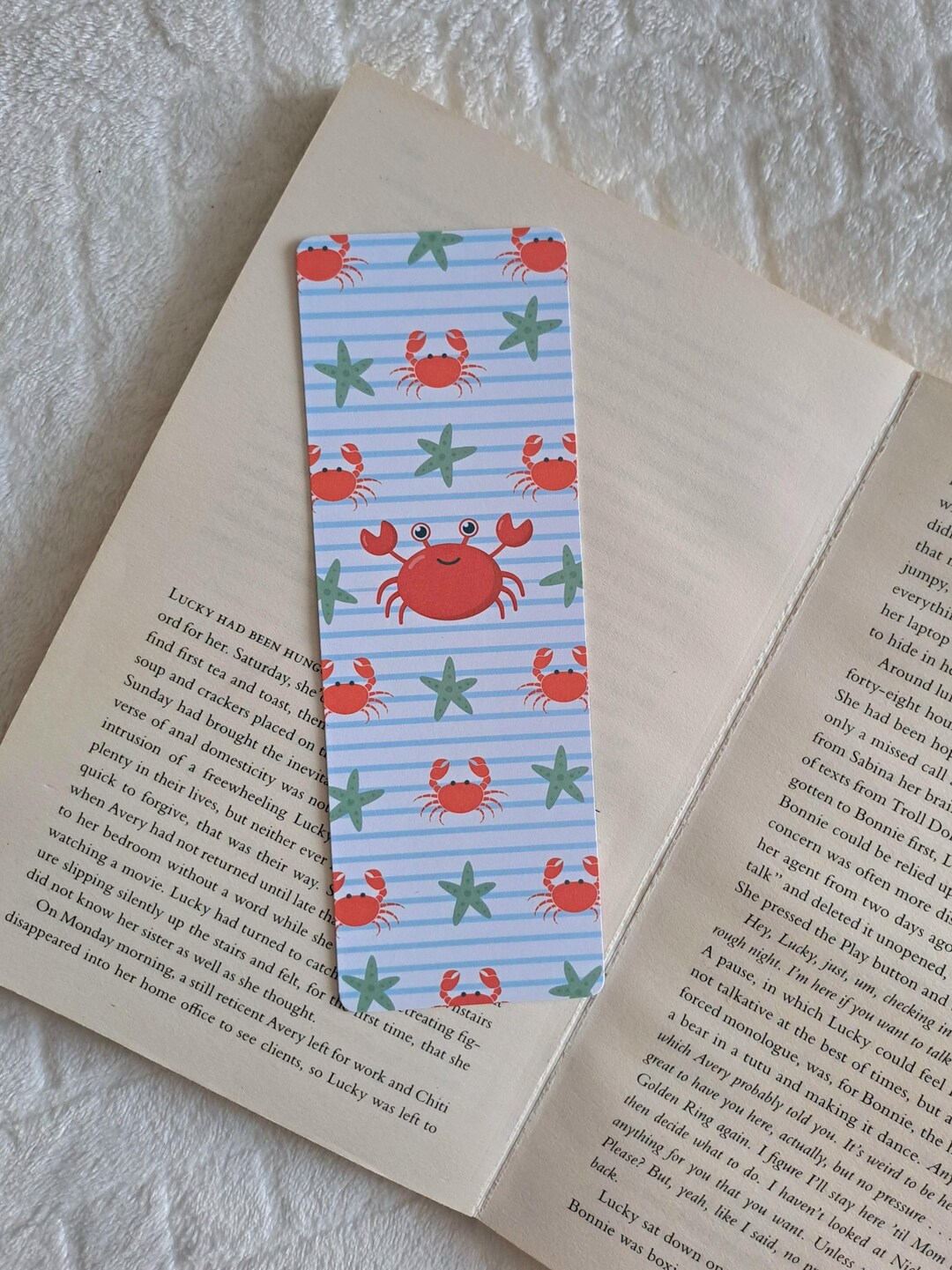 Crab and Star Fish Bookmark - Reading Accessories for Booklovers | Gift ...