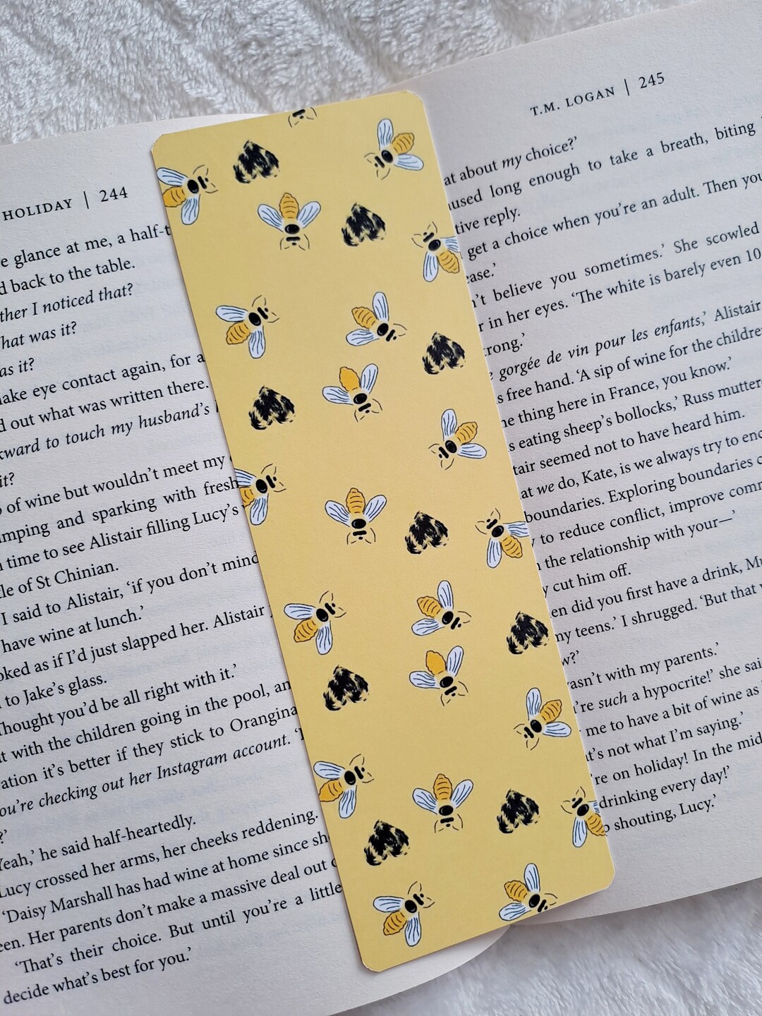 Bumble Bee Print Bookmark ~ Reading Accessories for Bookworms | Gifts ...
