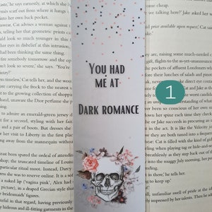 Dark Romance Morally Grey Bookmarks ~ Booktok | Gift for Book Lovers ...