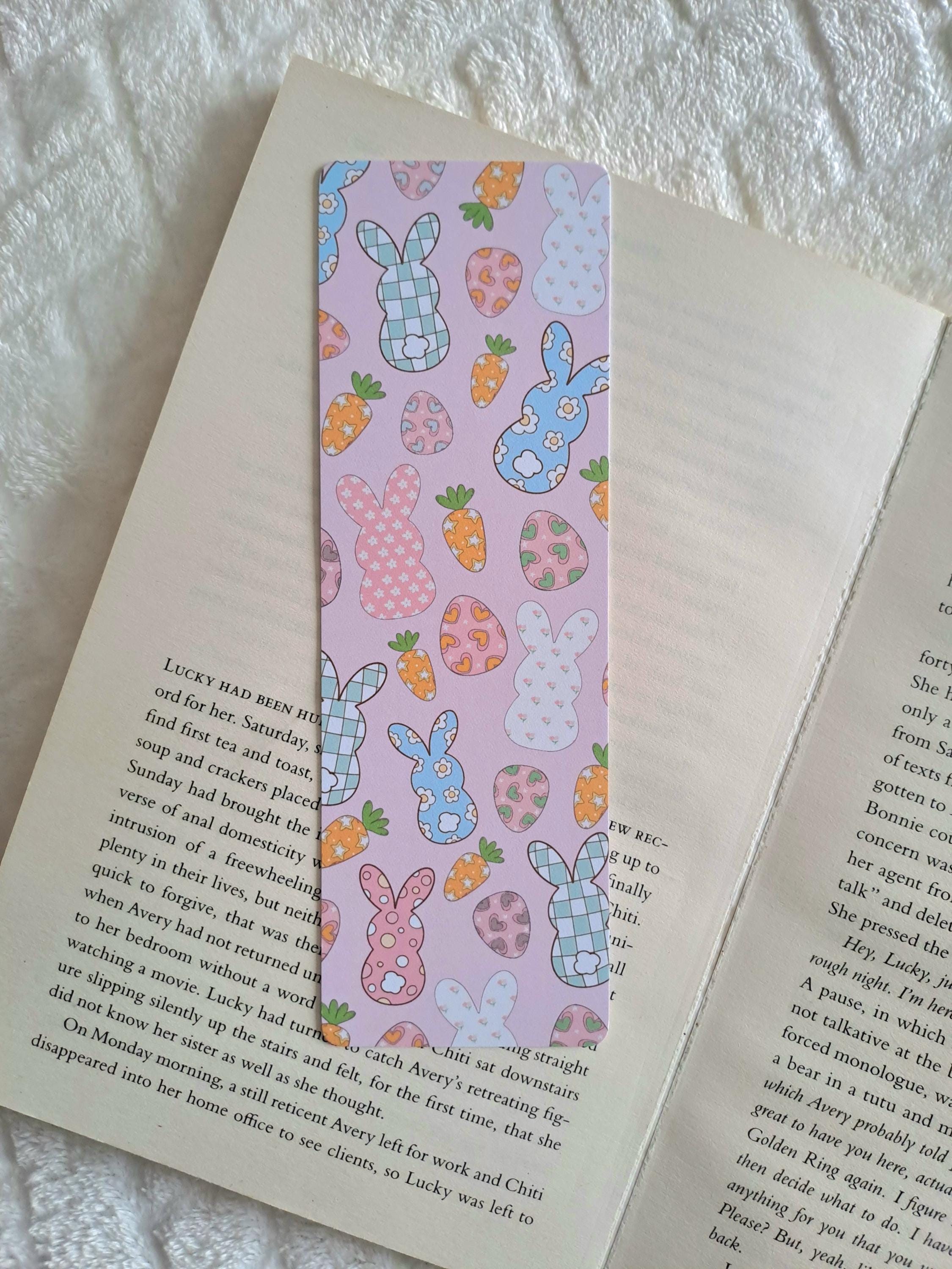 Easter Bunnies Bookmark - Gift for Bookworm Bookish Gifts, Spring ...