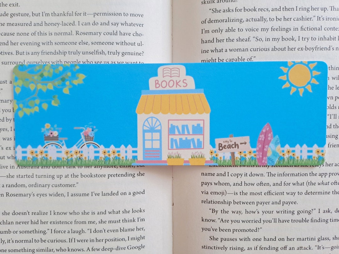 Summer Bookshop Bookmark - Reading Accessories for Bookworms | Gift for ...