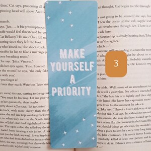 Self Care Bookmarks ~ Mental Health Awareness | Affimation Quotes ...