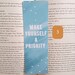 Self Care Bookmarks Mental Health Awareness Affimation Quotes ...