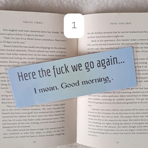 Sarcastic Bookmarks - Funny Birthday Gifts for Bookworms| Reading ...