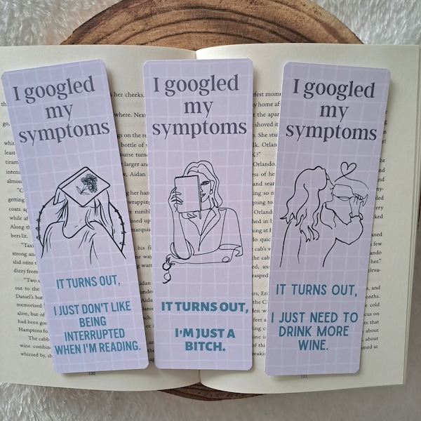Rude Bookmark - Etsy