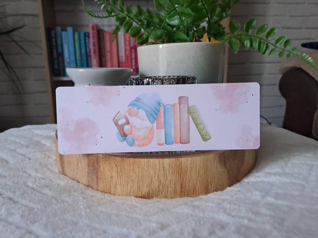 Cute Gnome Gonk Reading Bookmark Gift Ideas for Bookworms - Etsy