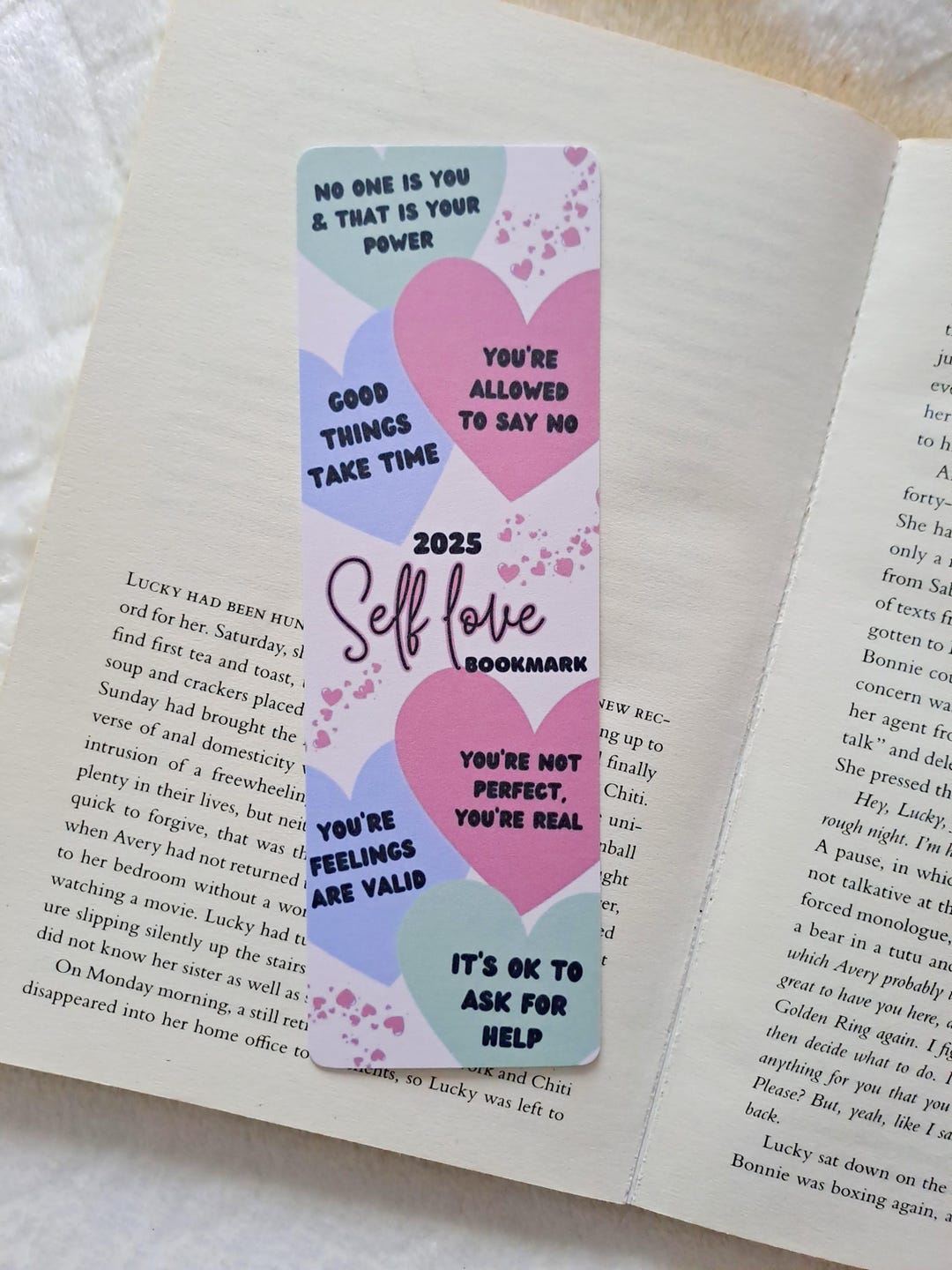 Self Love Affirmations Bookmark ~ Mental Health | Positivity | Gift for ...