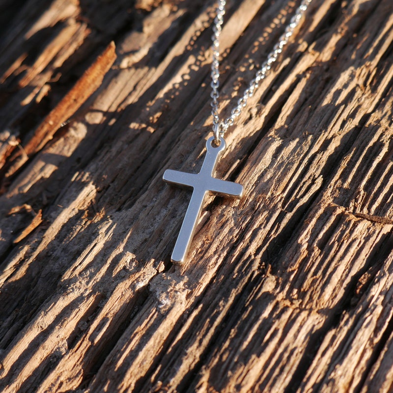 Stainless Steel Cross for Necklace - Etsy