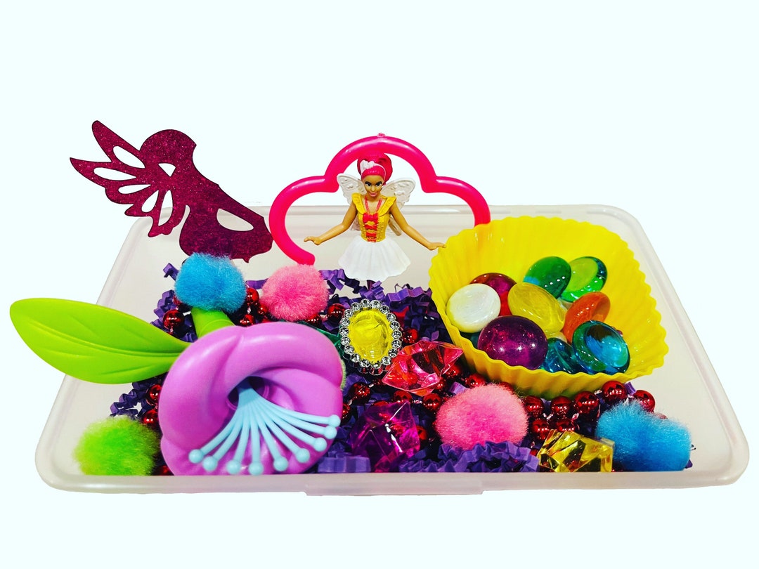 Fairy Sensory Bin, Fairy Playdough Kit, Fairies, Fairy Toys, Sensory ...