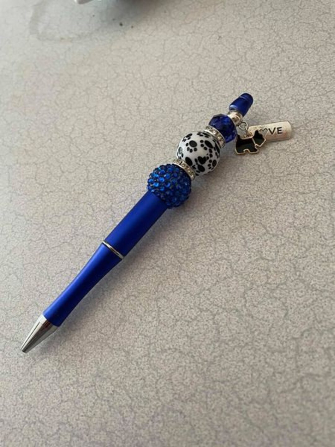 New! Sparkling Beaded Dog Ink Pens - Etsy