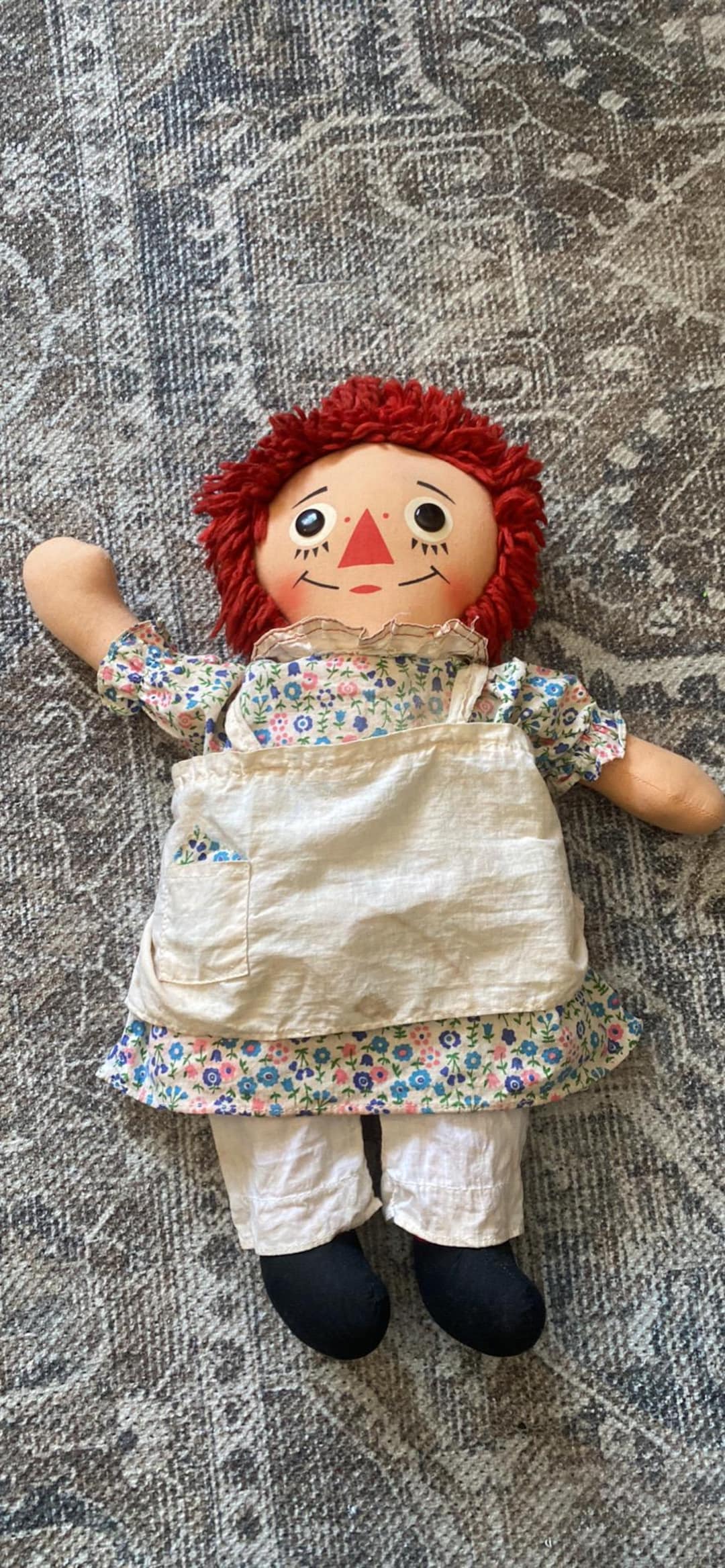 Vintage Knickerbocker Raggedy Ann Doll - Etsy