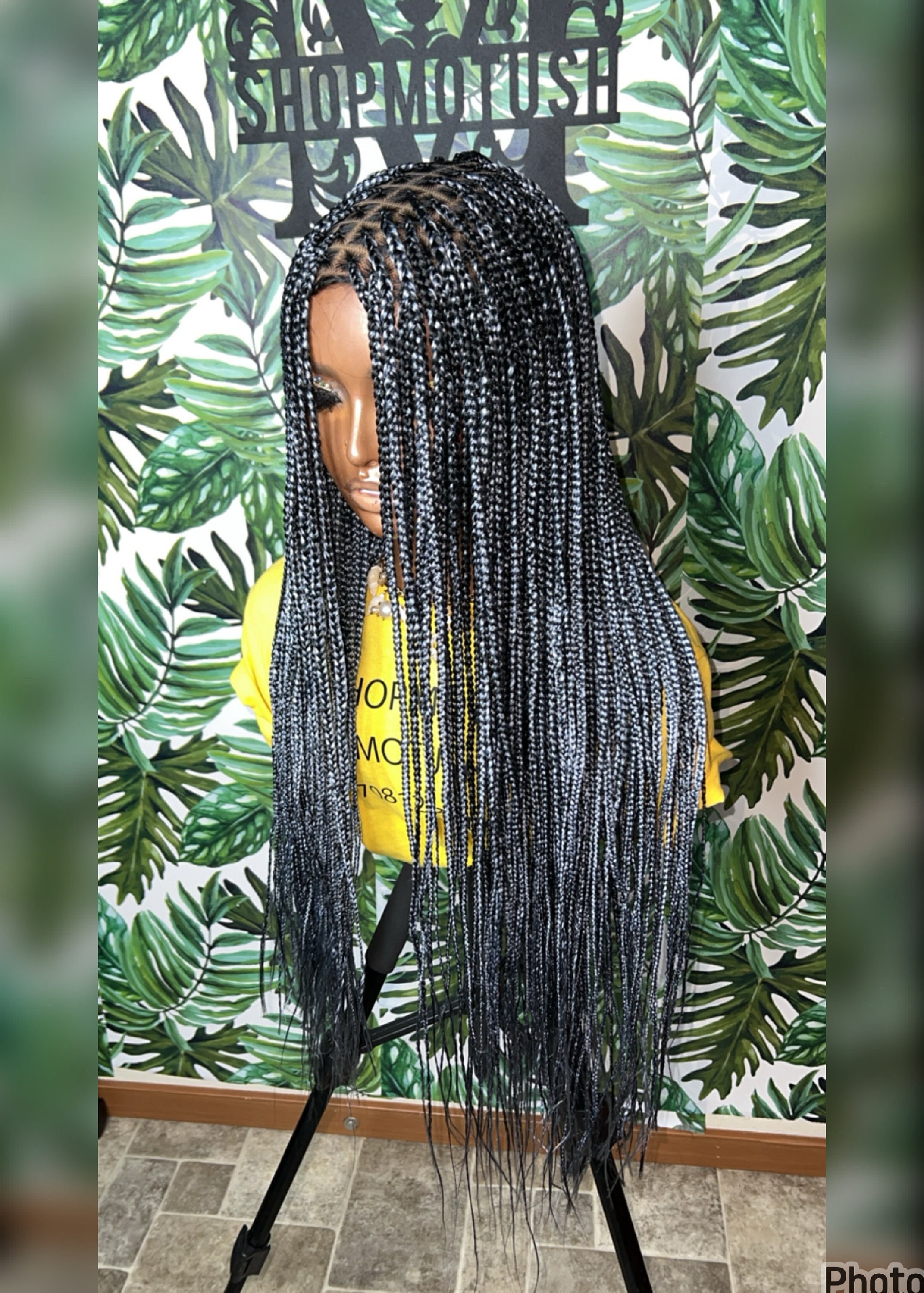 Knotless Braid Wig for Black Women Gift for Women Full Lace Front Wig ...
