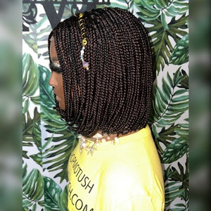 Boho Braided Wigs ,short Knotless Braids ,boho Knotless Braids Wig ...