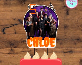 Addams Family Cake Topper | Etsy