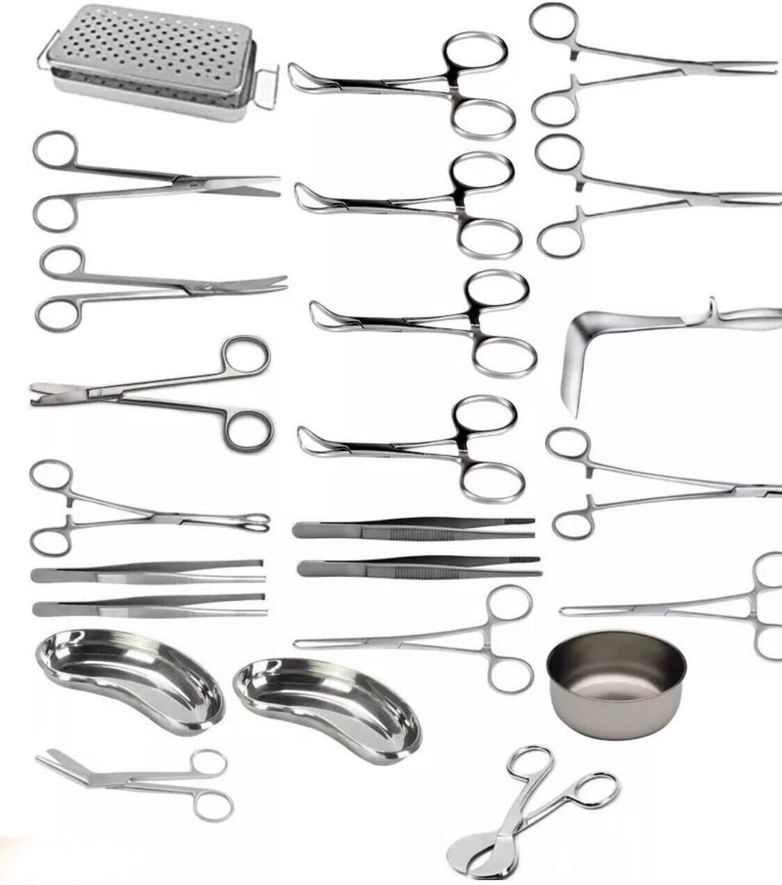 Gynaecology Tools Kit Professional High Quality Delivery Surgical Instruments Set,juego ...
