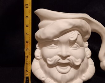 Ceramic Santa Pitcher - Etsy