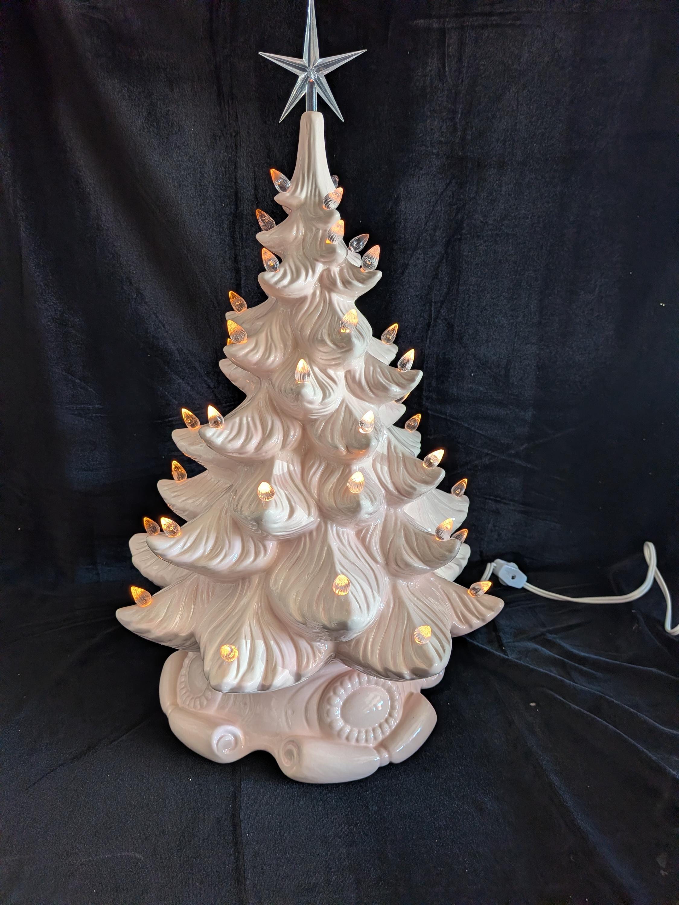 Large 17 Inch Glazed Atlantic Ceramic Christmas Tree – "making Me Blush ...