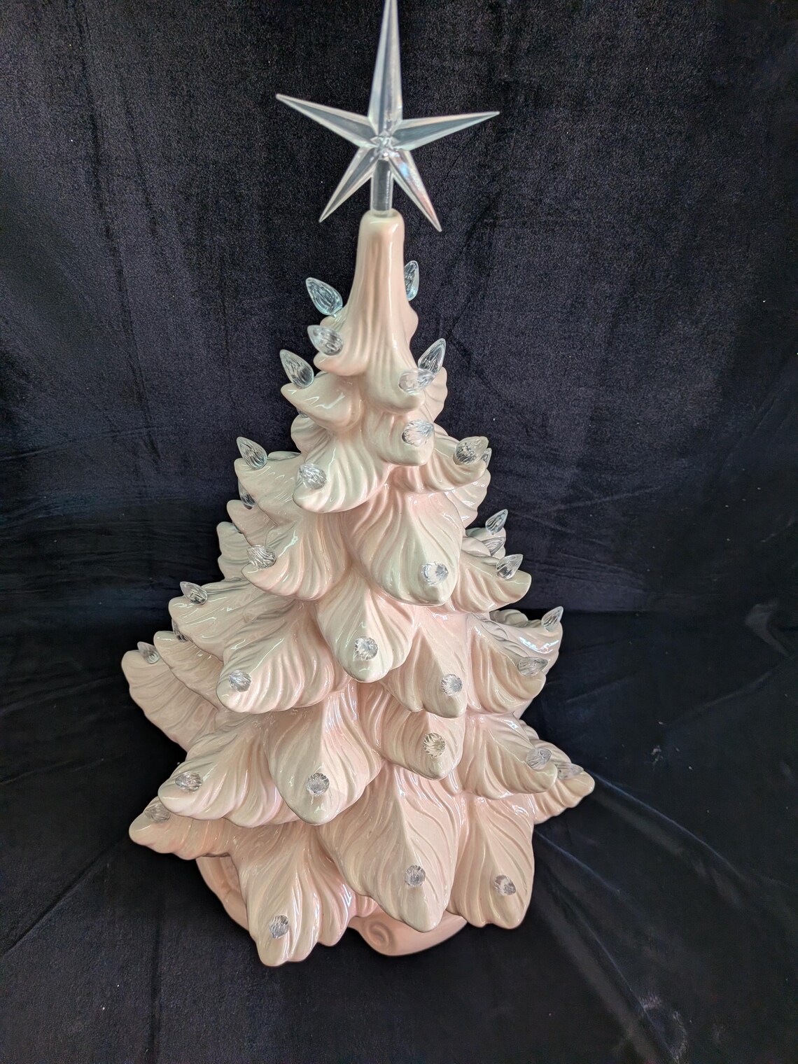 Large 17 Inch Glazed Atlantic Ceramic Christmas Tree – "making Me Blush ...