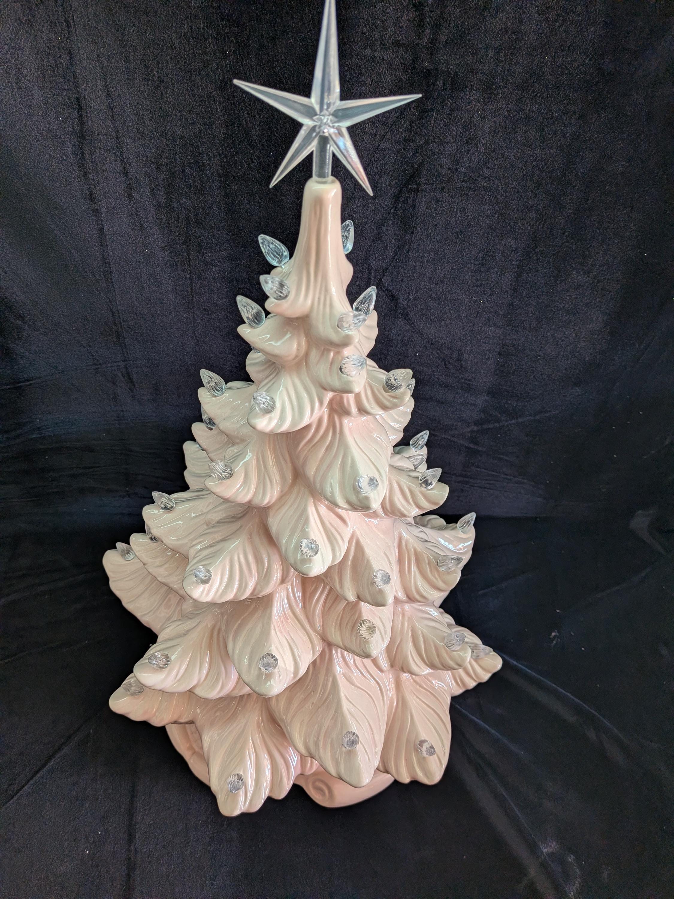 Large 17 Inch Glazed Atlantic Ceramic Christmas Tree – "making Me Blush ...