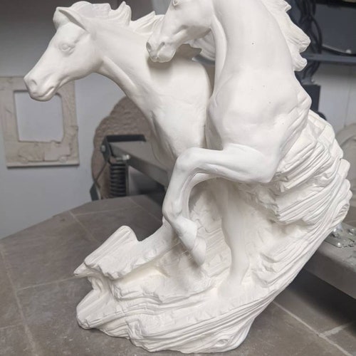 Ceramic Bisque Gare Moon Ready to Paint - Etsy